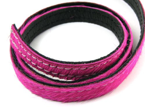 Lederband, 10 cm, 10 mm, pink | Fell | Lederbänder flach | Leder ...